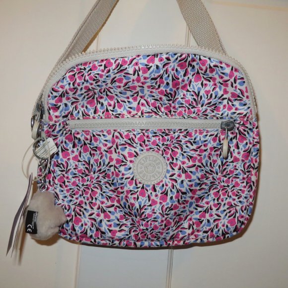 Kipling | Bags | Kipling Keefe Floral Design Shoulder Crossbody Bag Nwt ...